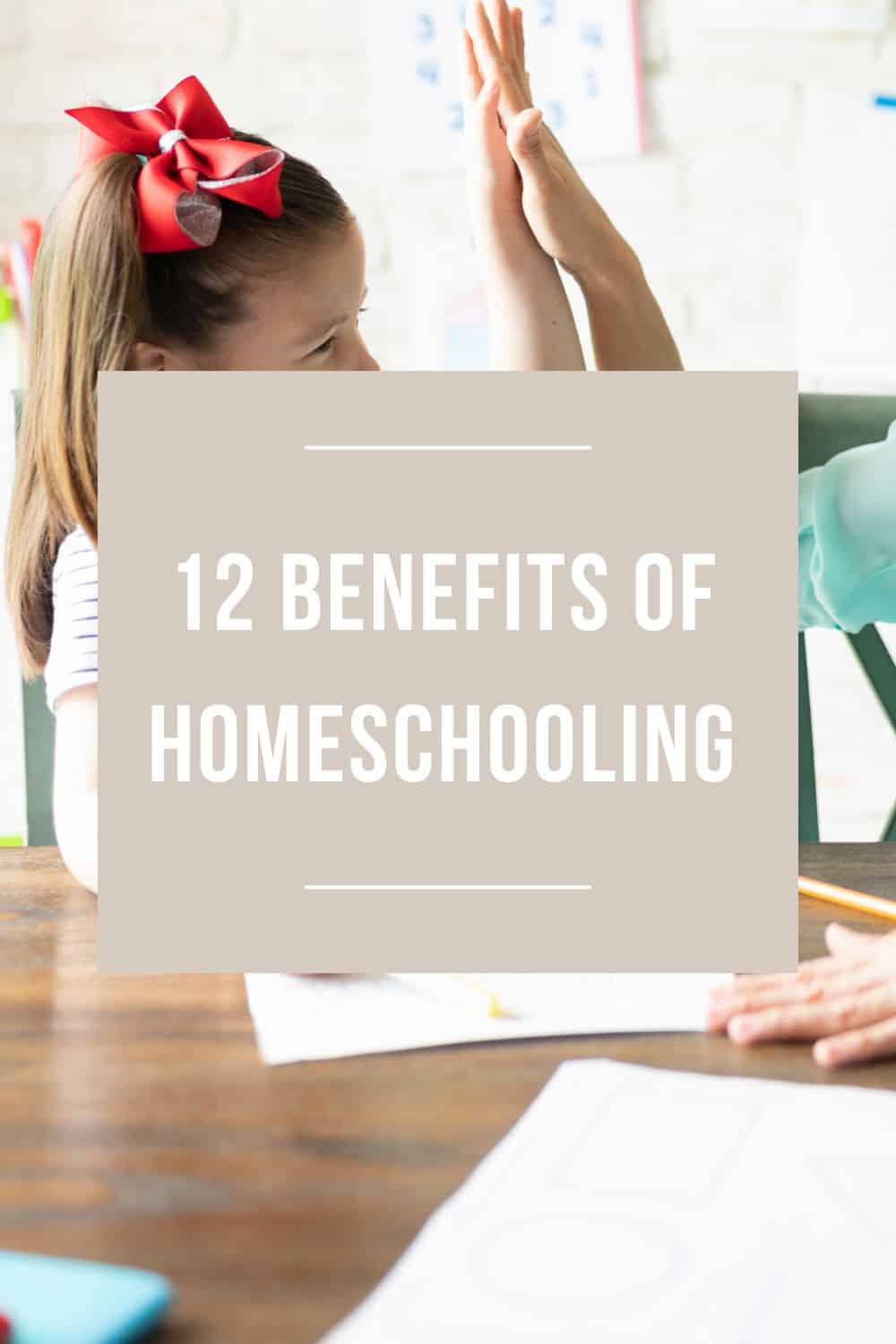 12 Benefits of Homeschooling - My Printable Education