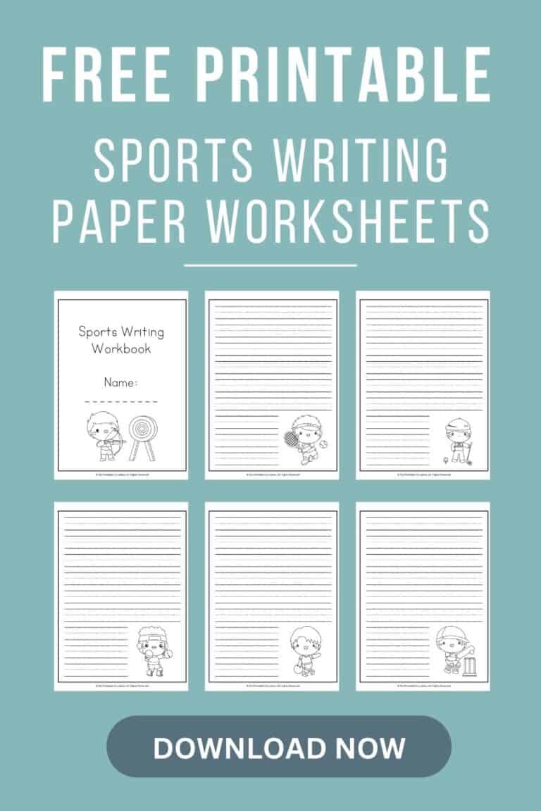 FREE Printable Sports Writing Worksheets - My Printable Education