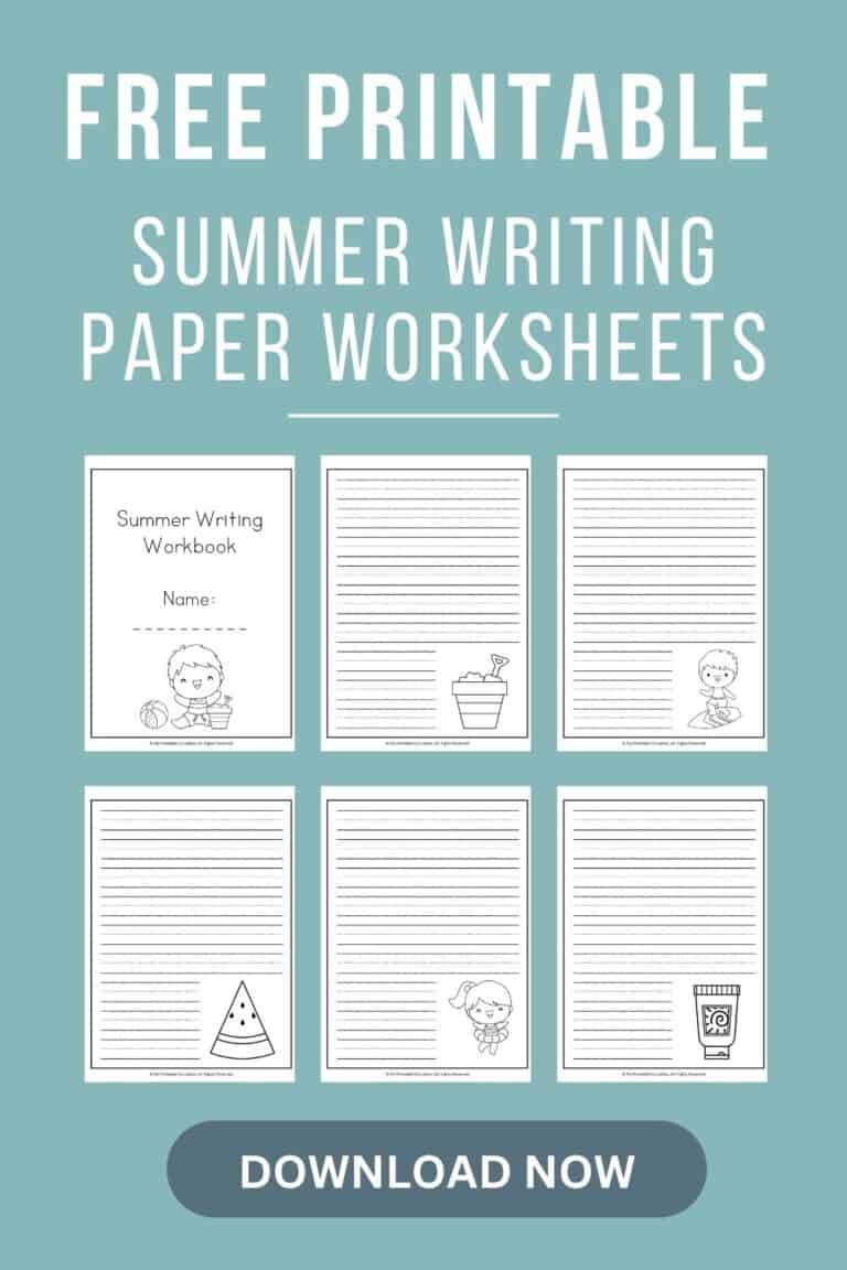 FREE Printable Summer Writing Worksheets - My Printable Education