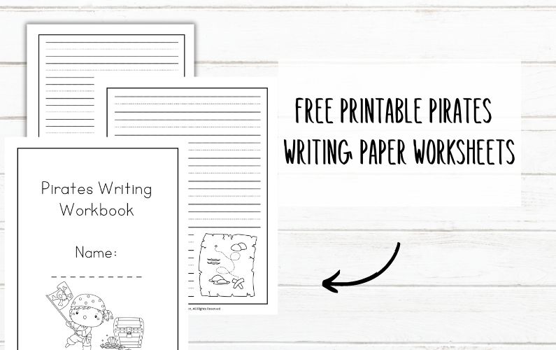 FREE Printable Pirates Writing Worksheets - My Printable Education